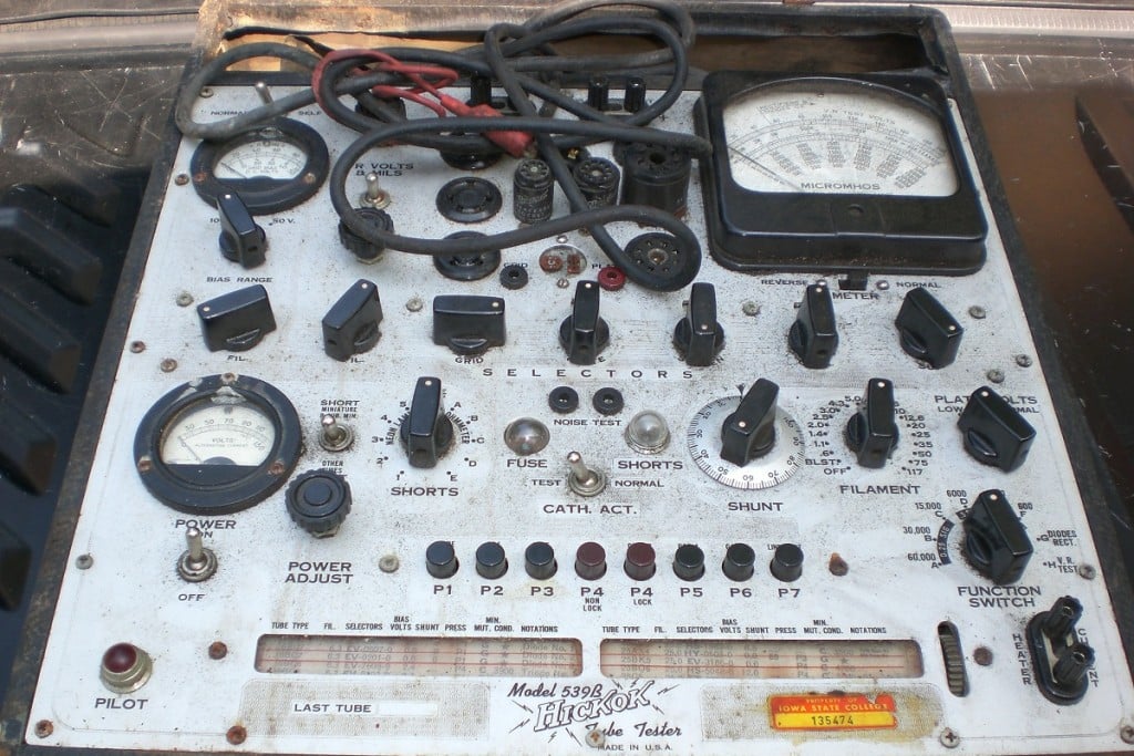 Hickok-Model-539B-Tube-Tester - IARCHS Radio Collector Club