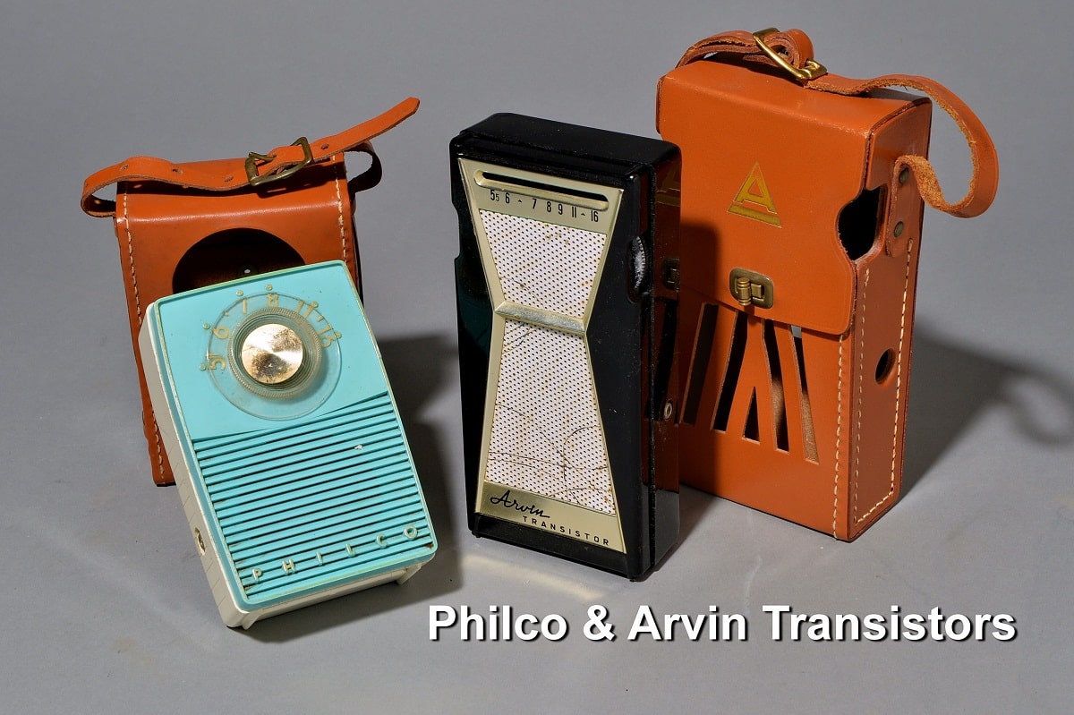 Philco-and-Arvin-transistor-radios - IARCHS Radio Collector Club
