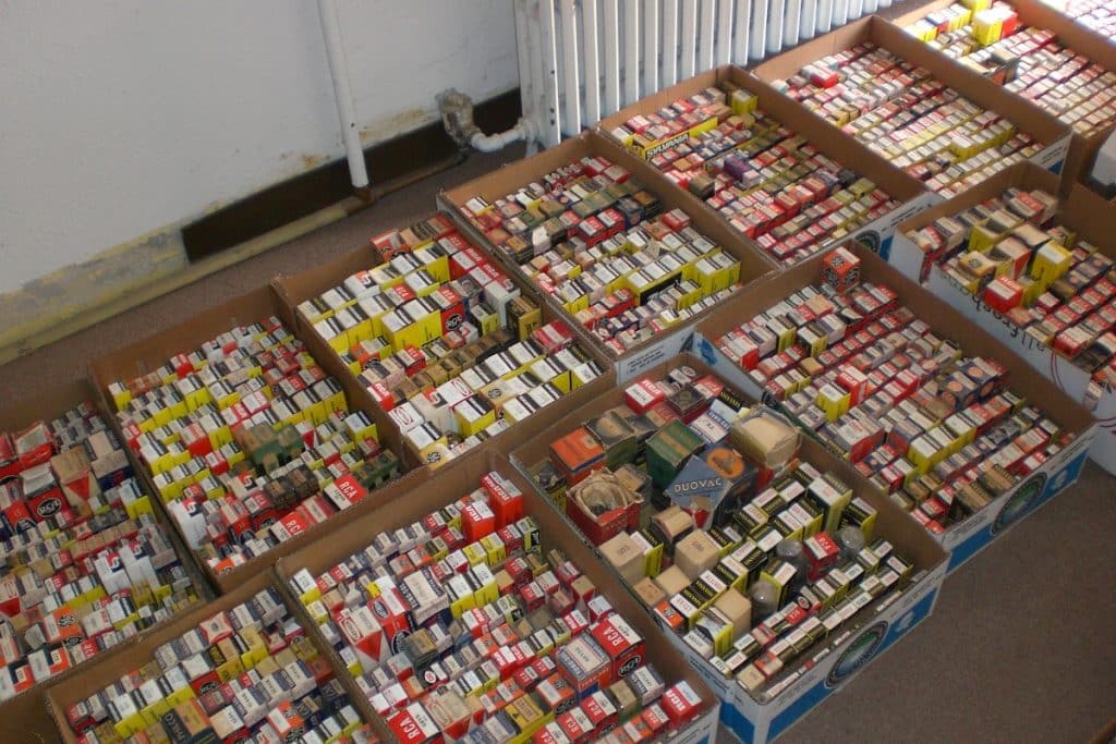 Many box lots of assorted NOS vacuum tubes - IARCHS Radio Collector Club