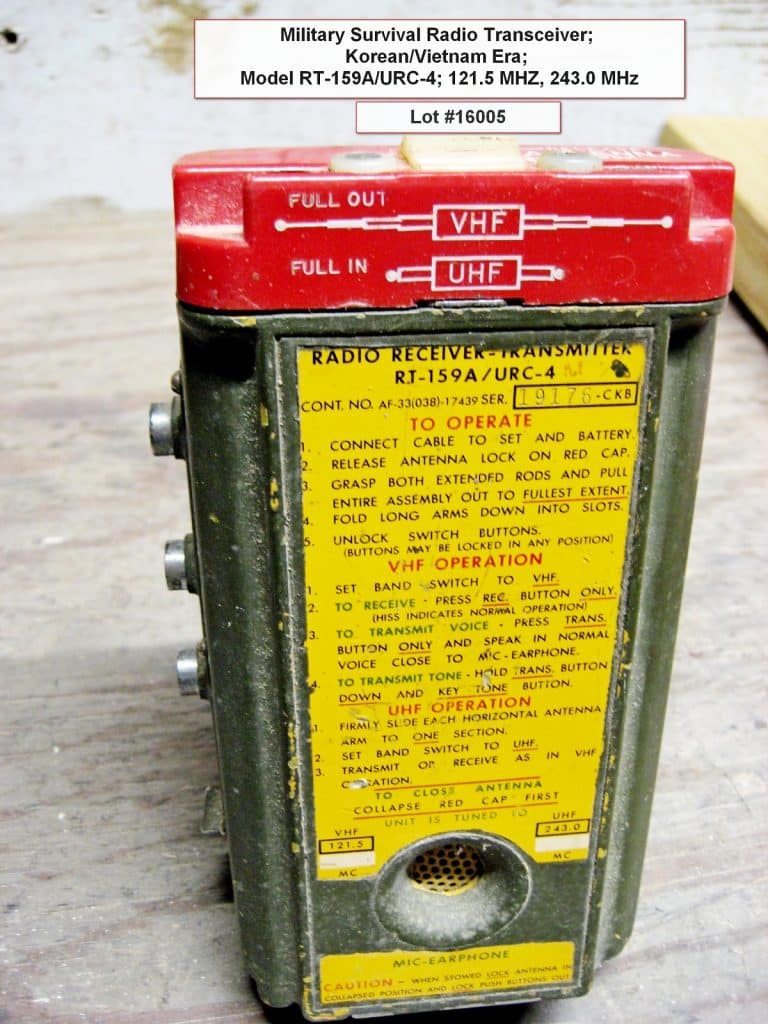 Military Survival Radio Transceiver - IARCHS Radio Collector Club
