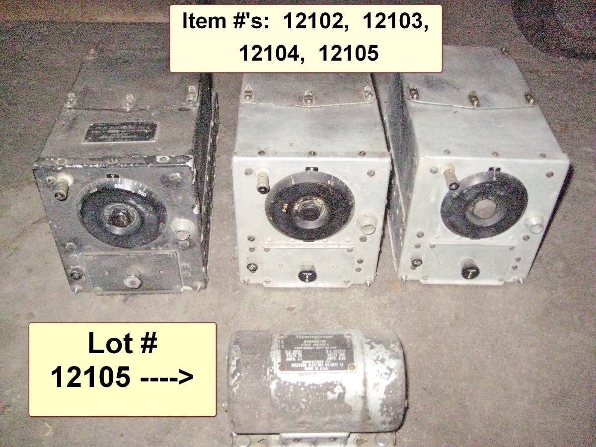 Army BC-453-A, Two BC-455-B and Dynamotor - IARCHS Radio Collector Club