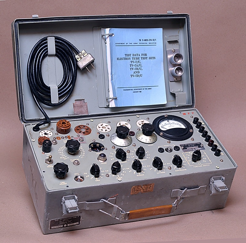 Supreme TV-7U Military Tube Tester - IARCHS Radio Collector Club