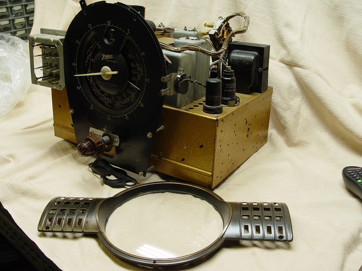 Zenith Model 9S344 chassis restored - IARCHS Radio Collector Club