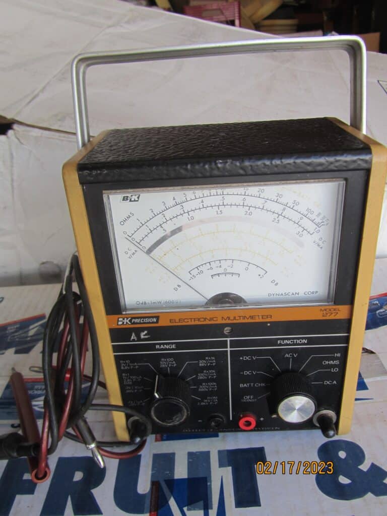 B&K-277-MULTIMETER - IARCHS Radio Collector Club
