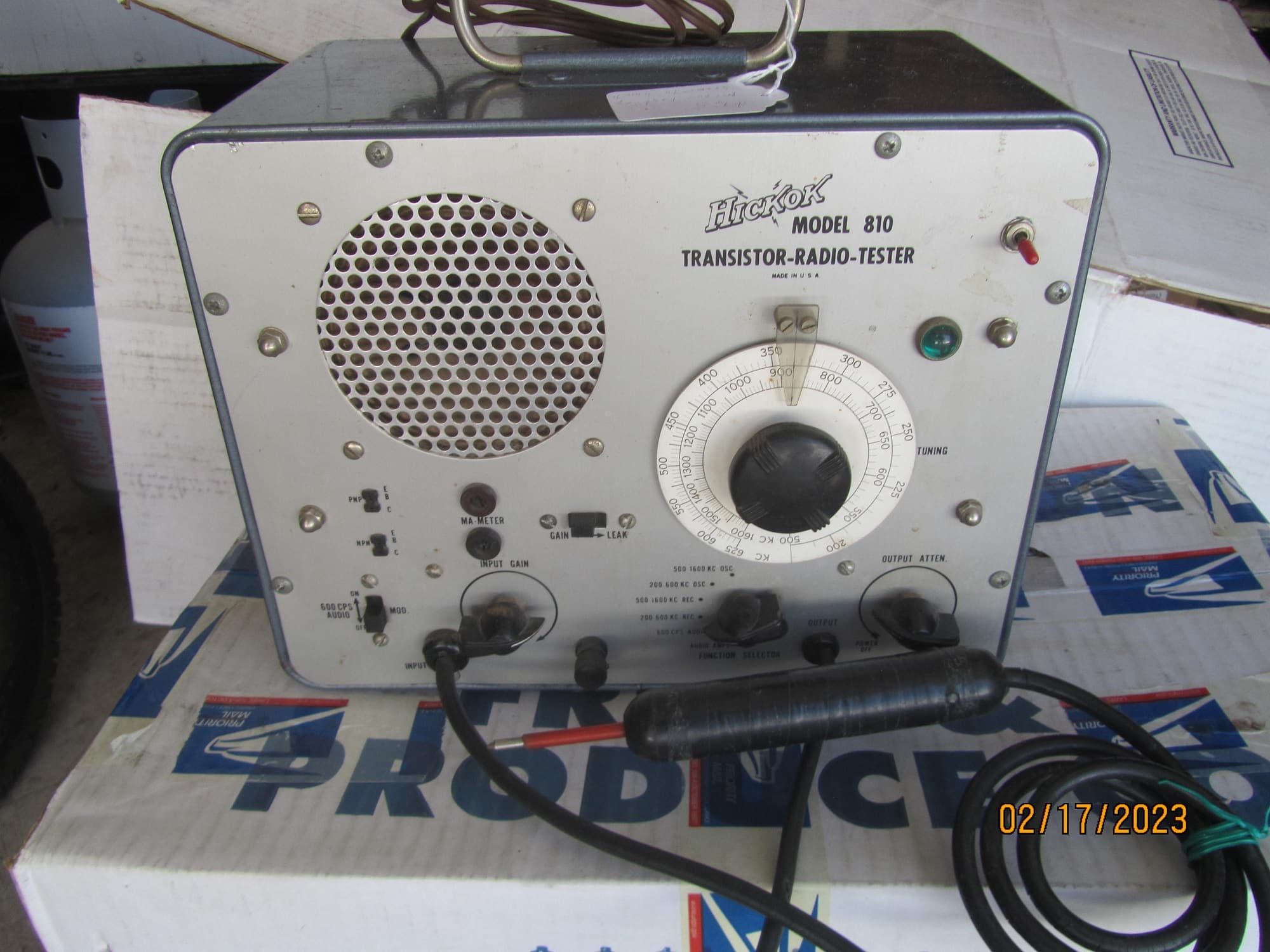 HICKOK-810-TRANSISTOR-RADIO-TESTER - IARCHS Radio Collector Club