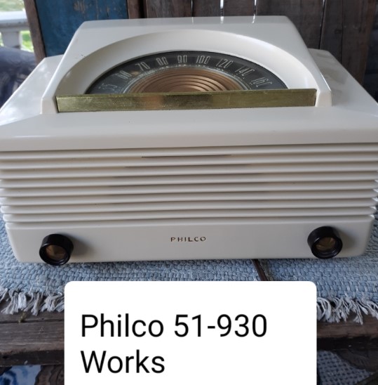 Philco 51-930 table radio - IARCHS Radio Collector Club