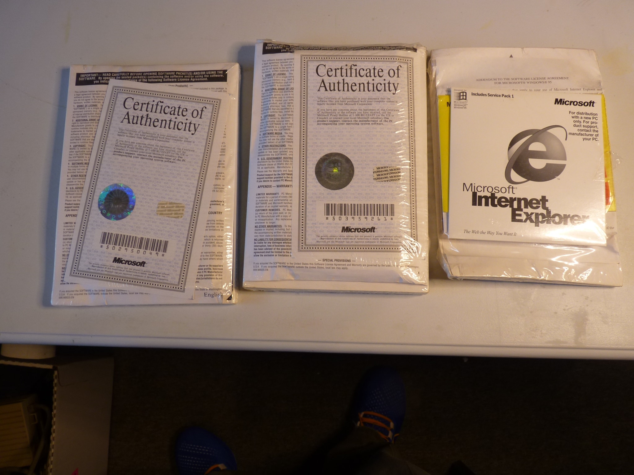 MS-DOS-6.2-Windows-3.1-Windows-95-factory-sealed-certifications ...