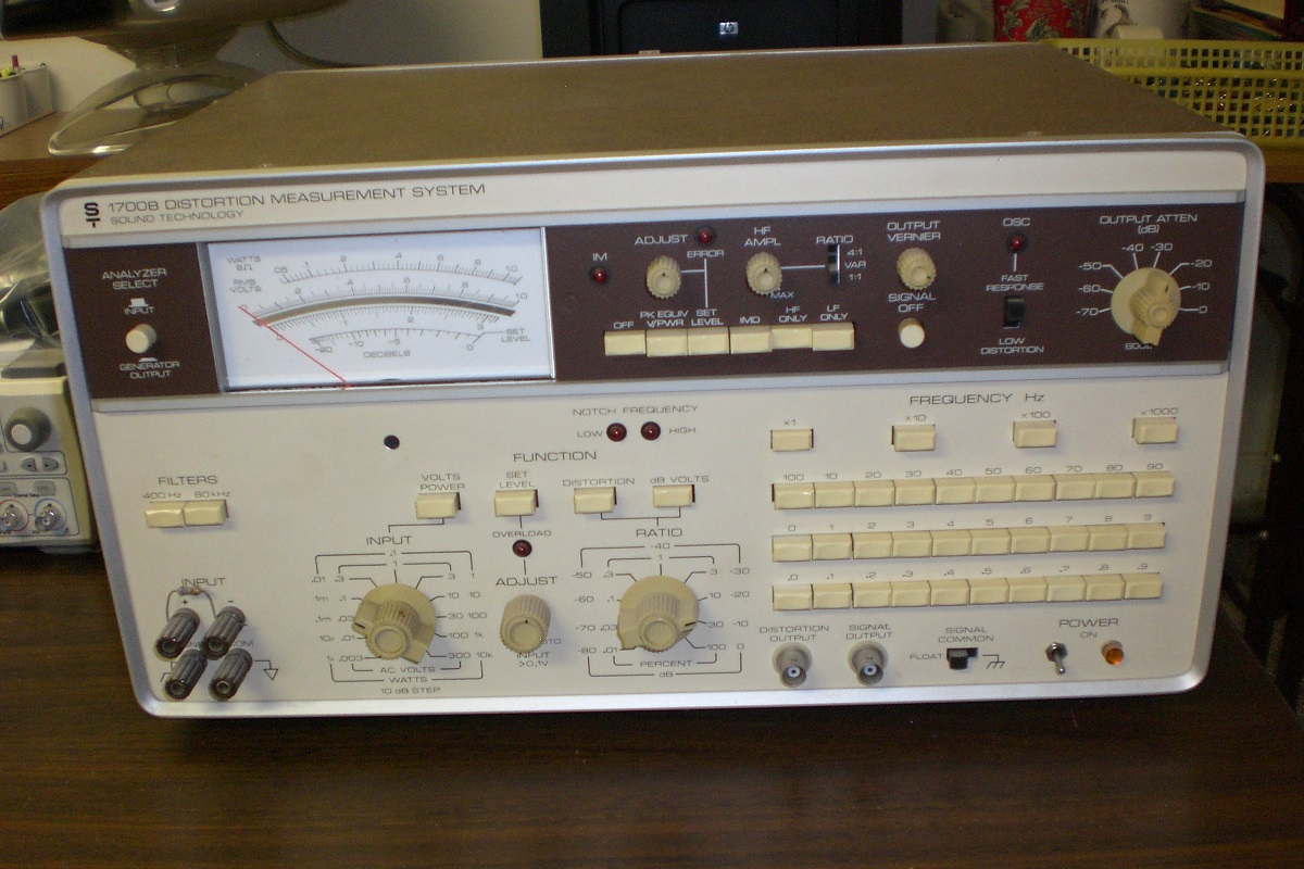 Sound Technology 1700B Distortion Analyzer - IARCHS Radio Collector Club