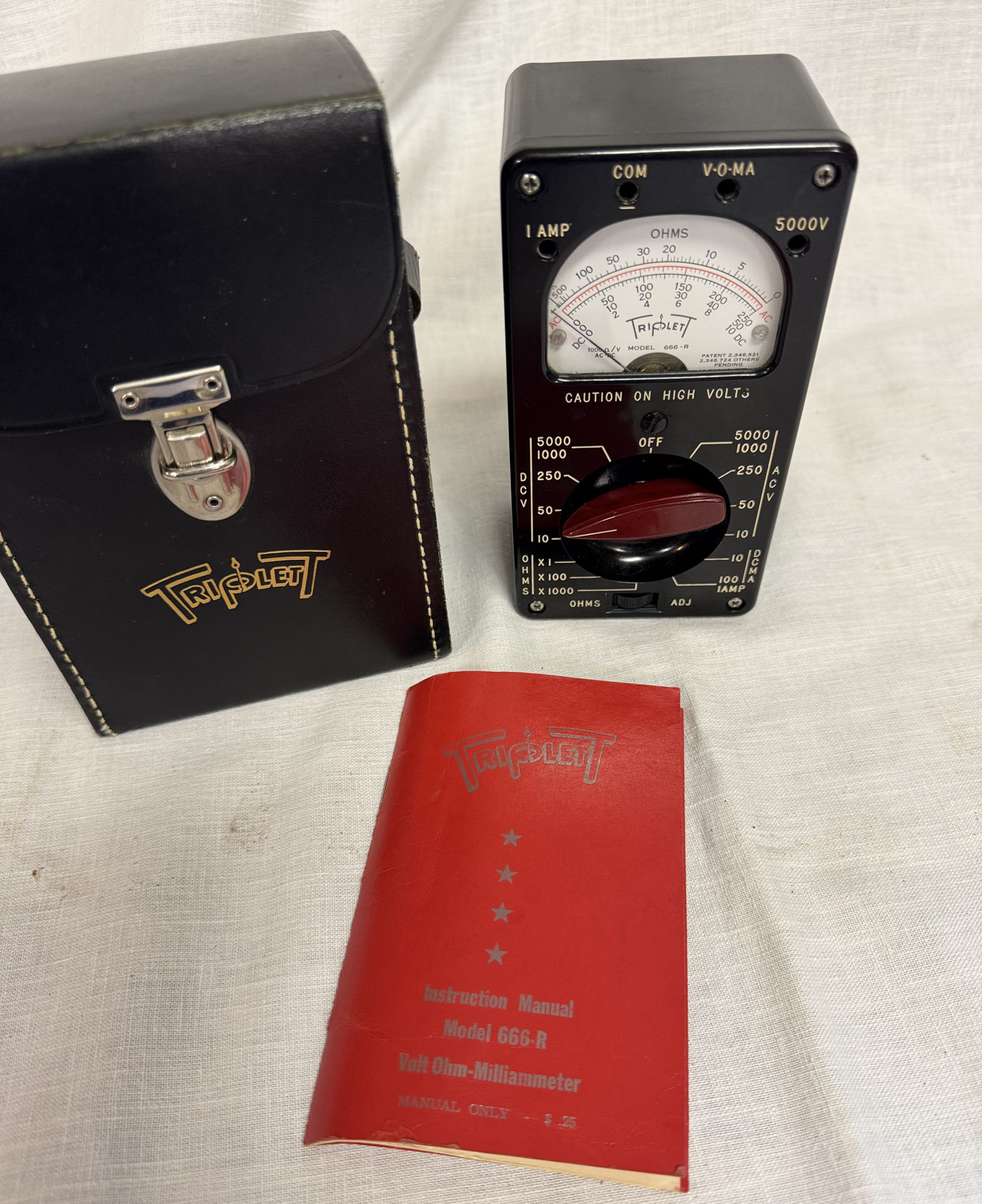 Triplett Volt Ohm Meter Model 666-R - IARCHS Radio Collector Club